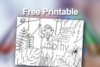 Free Printable: 1 Timothy Coloring Page
