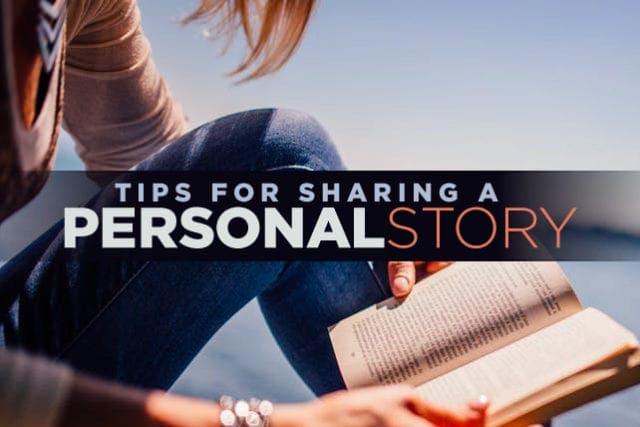 4 Tips for Sharing a Personal Story With Students