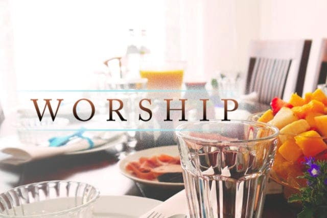 How to "Set the Table" for Worship