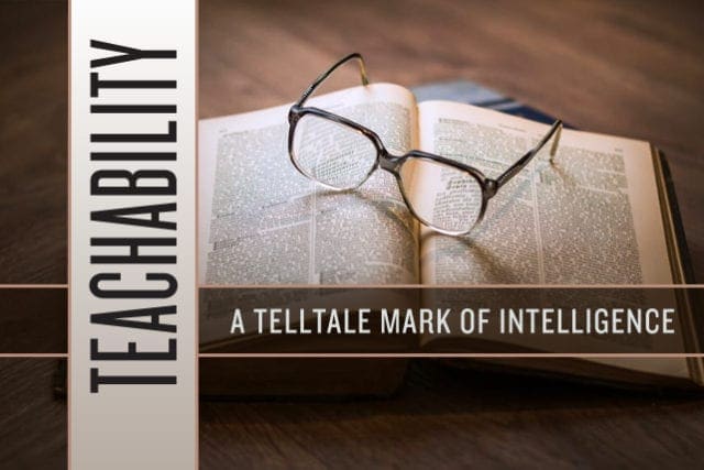 Teachability: A Telltale Mark of Intelligence