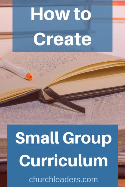 How to Create Small Group Curriculum
