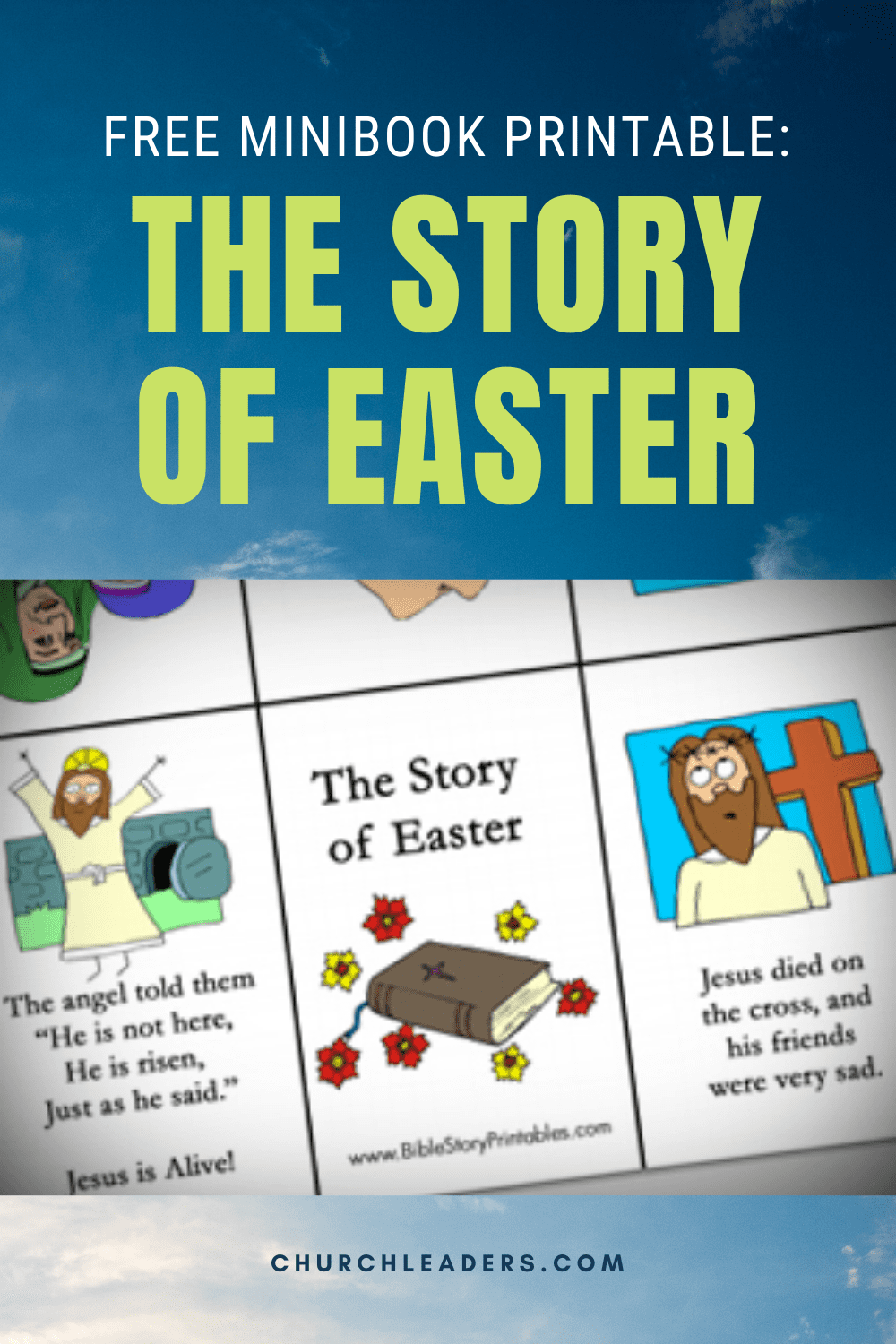 Free Printable Easter Story Mini Book for Children’s Ministry