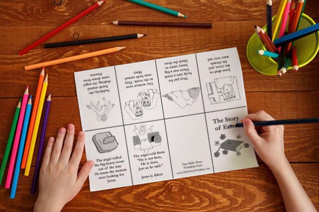 Free Printable Easter Story Mini Book for Children’s Ministry