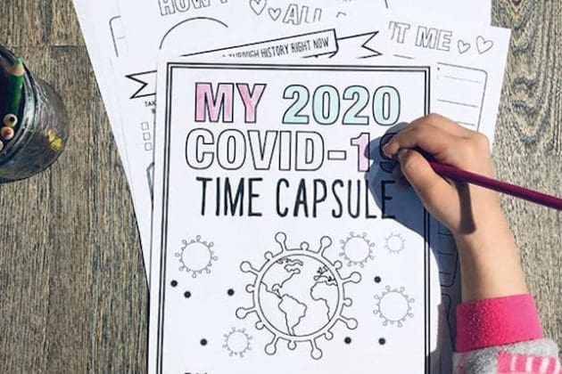 Mom Creates ‘COVID-19 Time Capsule’ Worksheets for Families During Pandemic