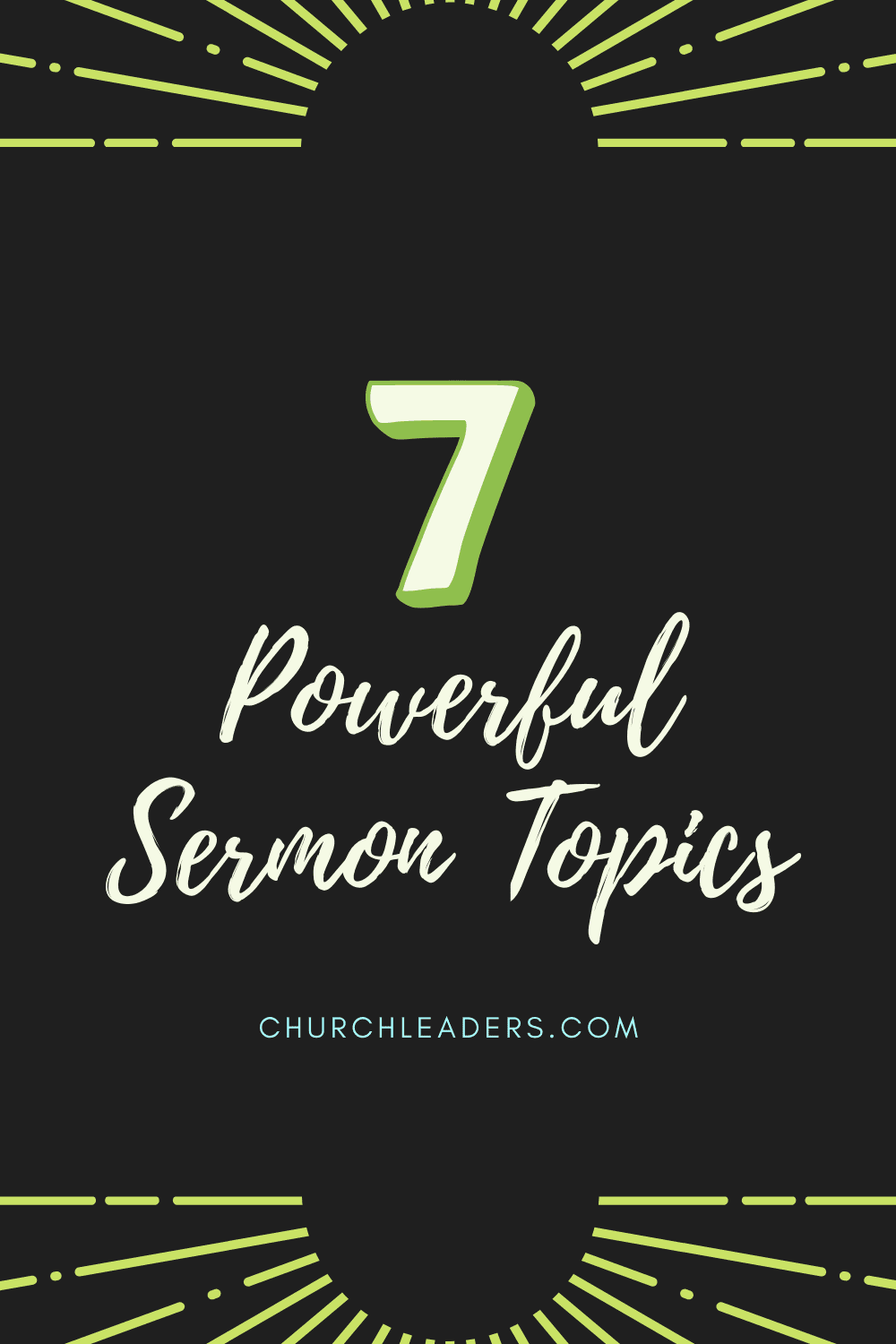 7 Heart Touching Sermons and Topics You Should Repeat Often