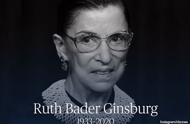 Supreme Court Justice Ruth Bader Ginsburg Dead at 87