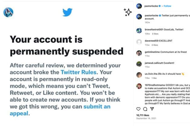 Twitter Permanently Bans Greg Locke, Pro-Trump, Anti-Vax Pastor