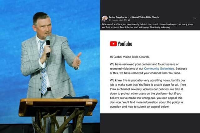 Greg Locke Warns Christians To ‘Wake Up’ After YouTube Permanently ...