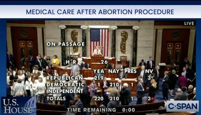 ‘Lord Have Mercy’—210 House Democrats Vote Against Saving a Baby Born ...