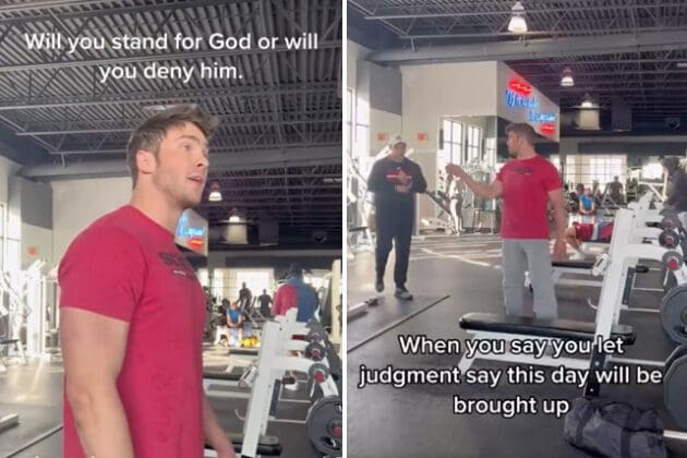 Gym Evangelist Ryan Foley Disrupts Exercisers by Urging Them To Accept ...