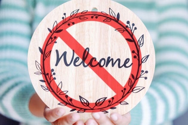 7 Easy Ways to Put a 'Not Welcome' Sign on Your Church