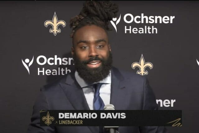New Orleans Saints’ Demario Davis Keeps Preaching and Praising God