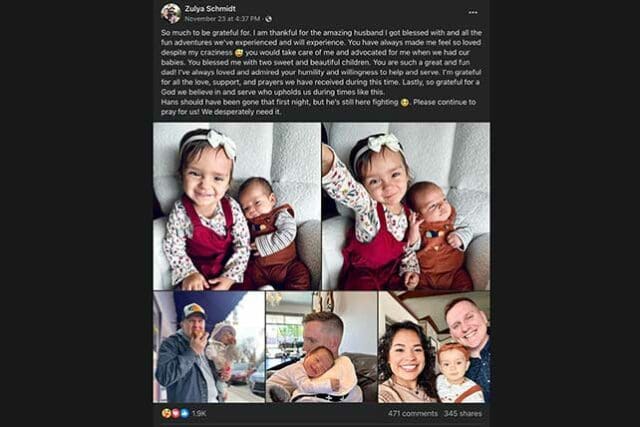 'So Much To Be Grateful For'—Wife of Hans Schmidt, Street Preacher Shot ...