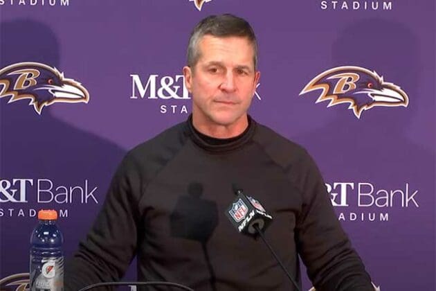 John Harbaugh Gives 'Glory' to God by Reading Scripture After Ravens ...