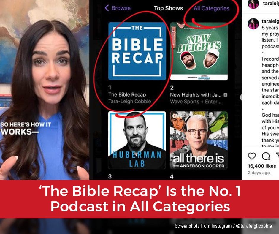 'The Bible Recap’ Is the No. 1 Podcast in All Categories