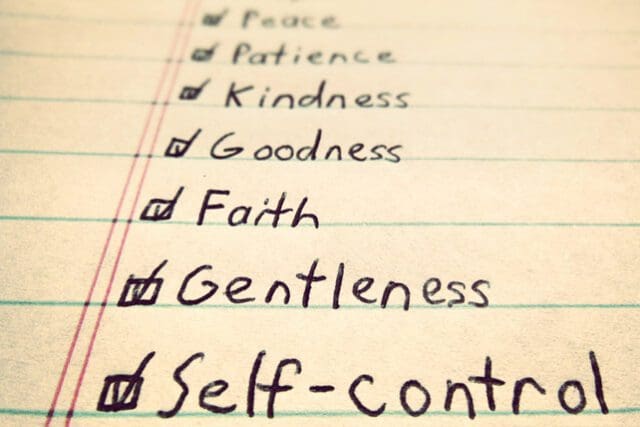 Bible Verses About Self Control: the Beginning of Spiritual Maturity