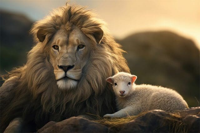 The Profound Symbolism of the Lion and the Lamb in Christian Faith