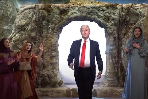 Easter SNL Cold Open Portrays Trump as Jesus Rising From the Grave
