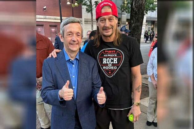 Robert Jeffress Poses With Kid Rock at First Baptist Dallas Pickleball ...