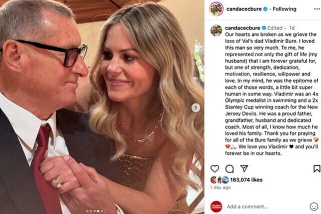 ‘Our Hearts Are Broken’—Candace Cameron Bure Posts Tribute to Father-in ...