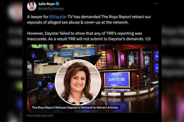 Embattled Daystar Demands Retraction; Journalist Defends Reporting