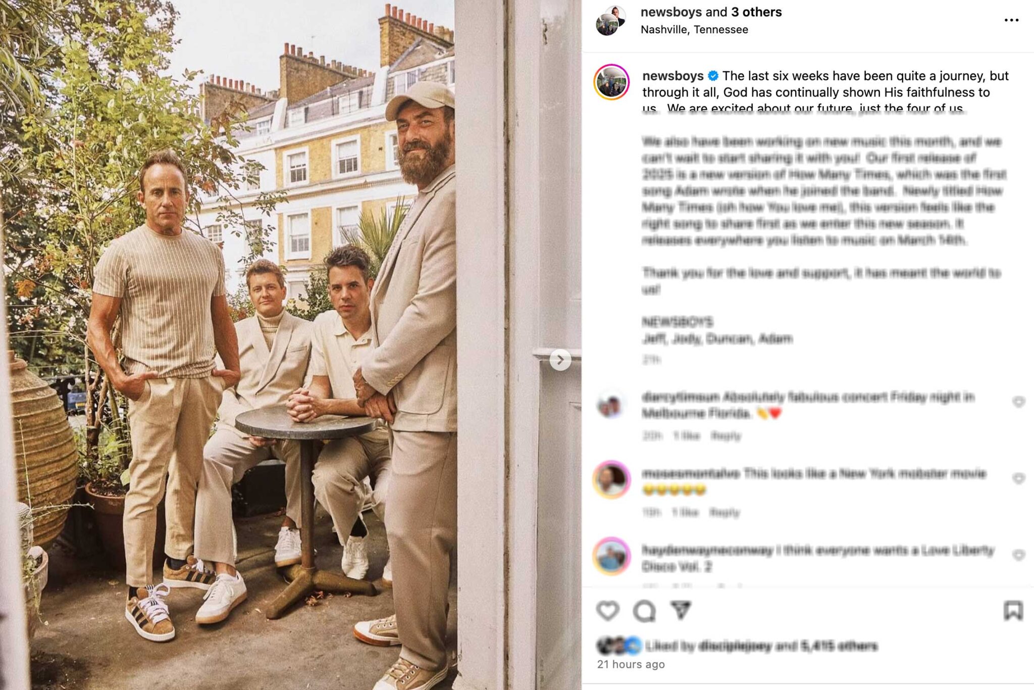 ‘The Last 6 Weeks Have Been Quite a Journey’—Newsboys Shares an Update ...