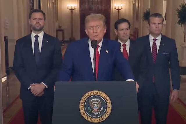 'We Love You, God'—President Trump Addresses Nation Following Iran ...