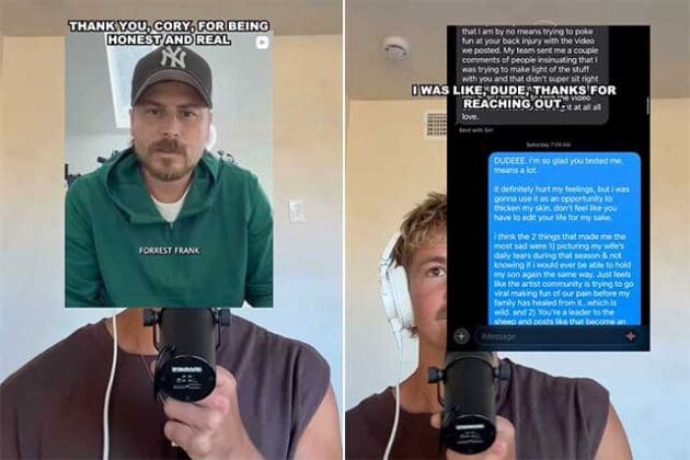 Forrest Frank Gets Emotional Sharing the Cory Asbury Apology Phone Call ...