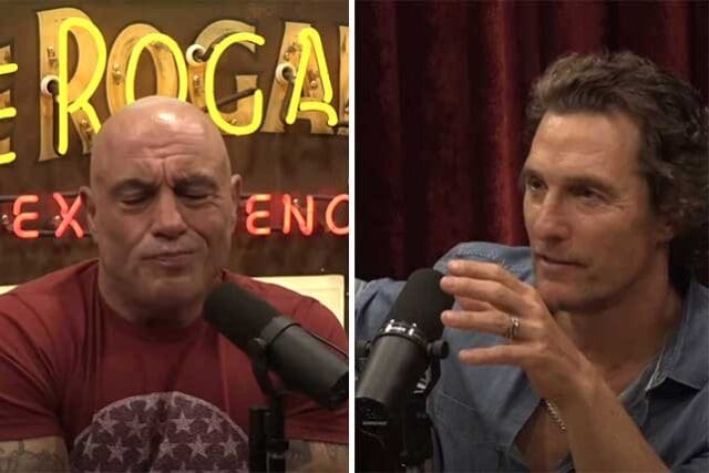Joe Rogan Tells Matthew McConaughey 10 Commandments Mandate in ...