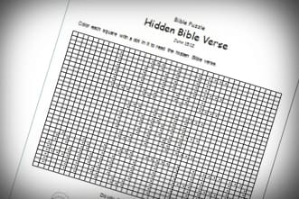 Free Printable: Hidden Bible Verse