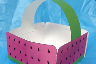 Free Printable: Watermelon Picnic Basket